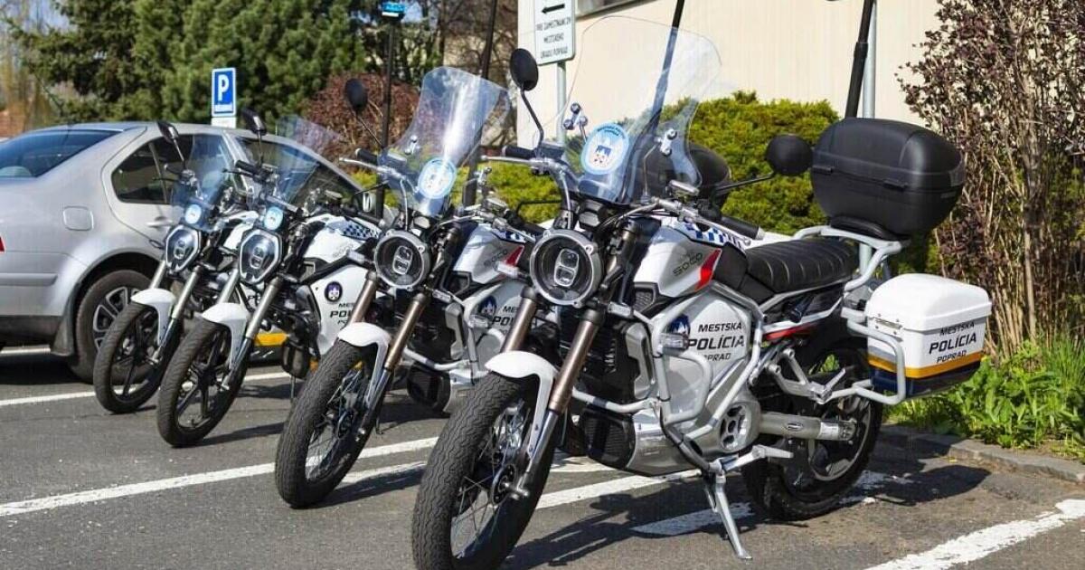 Poprad purchases electric motorcycles for its police force | TheMayor.EU