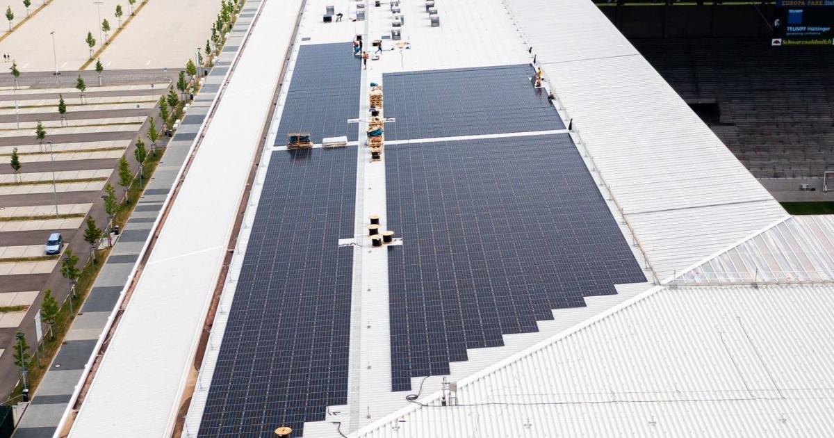 Green energy in sports: Biggest solar-powered football stadium in ...
