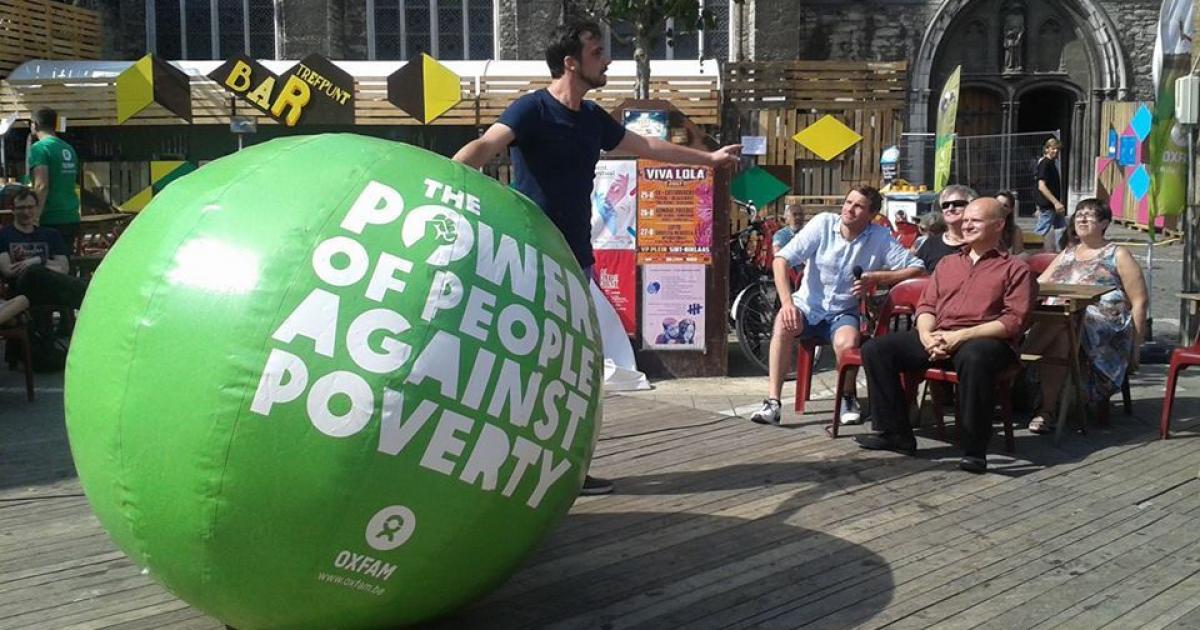 The biggest donation to combat poverty received by the Belgian NGO ...