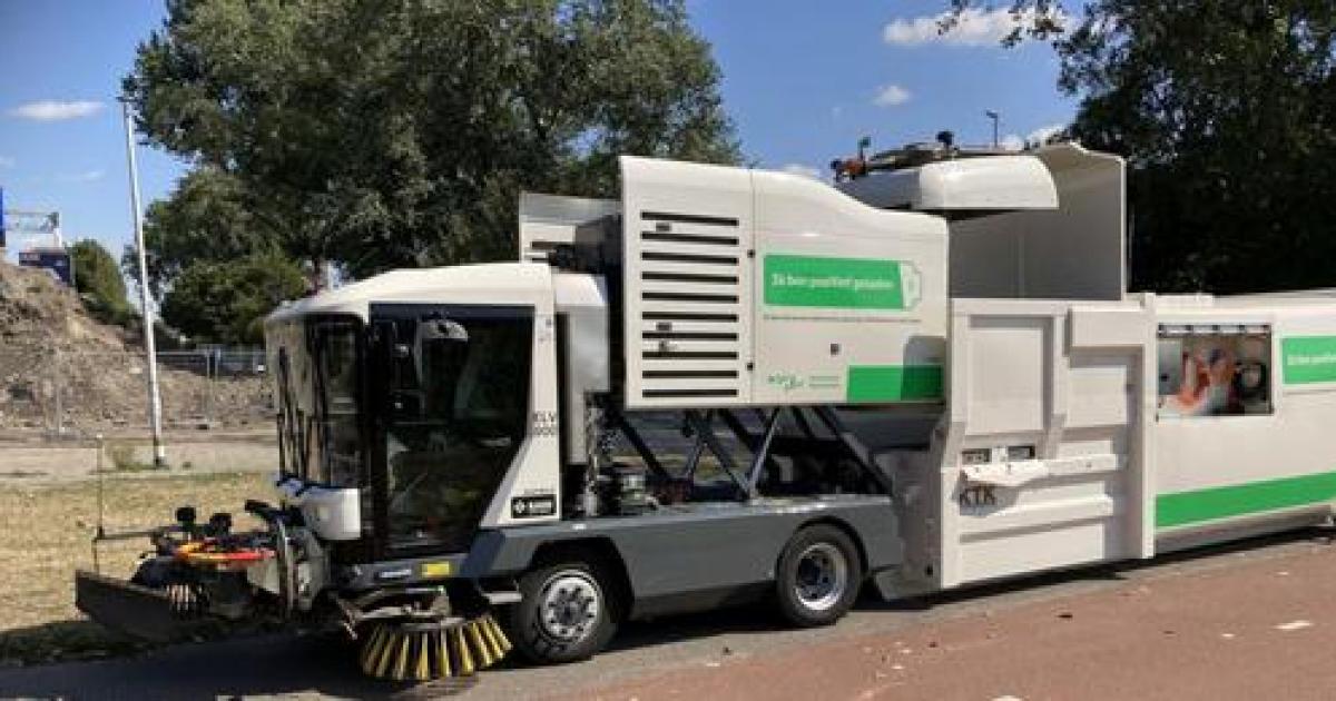 First in the world: a waste-compressing container powered by batteries ...