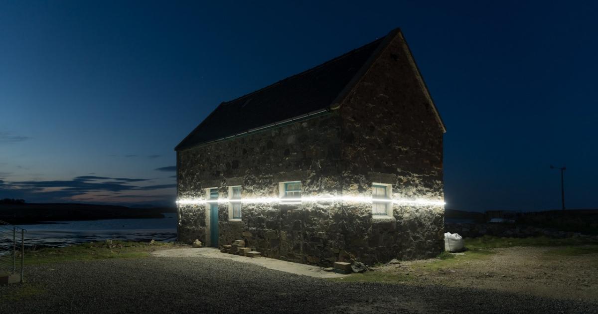 Light installation in Galway shows terrifying rising sea level ...