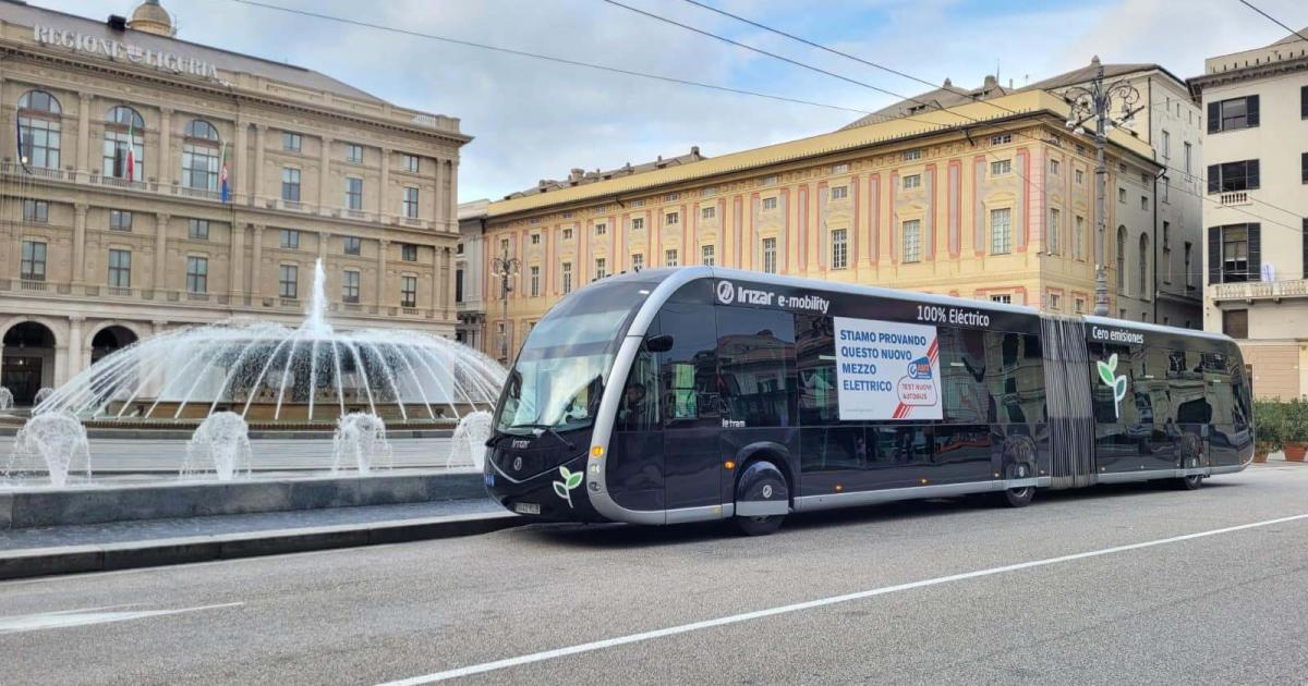Genoa is testing out this futuristic tram-bus | TheMayor.EU