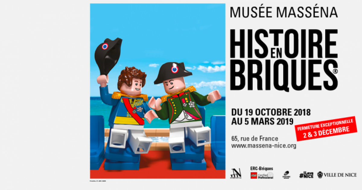 History in Lego exhibition is taking place in Nice