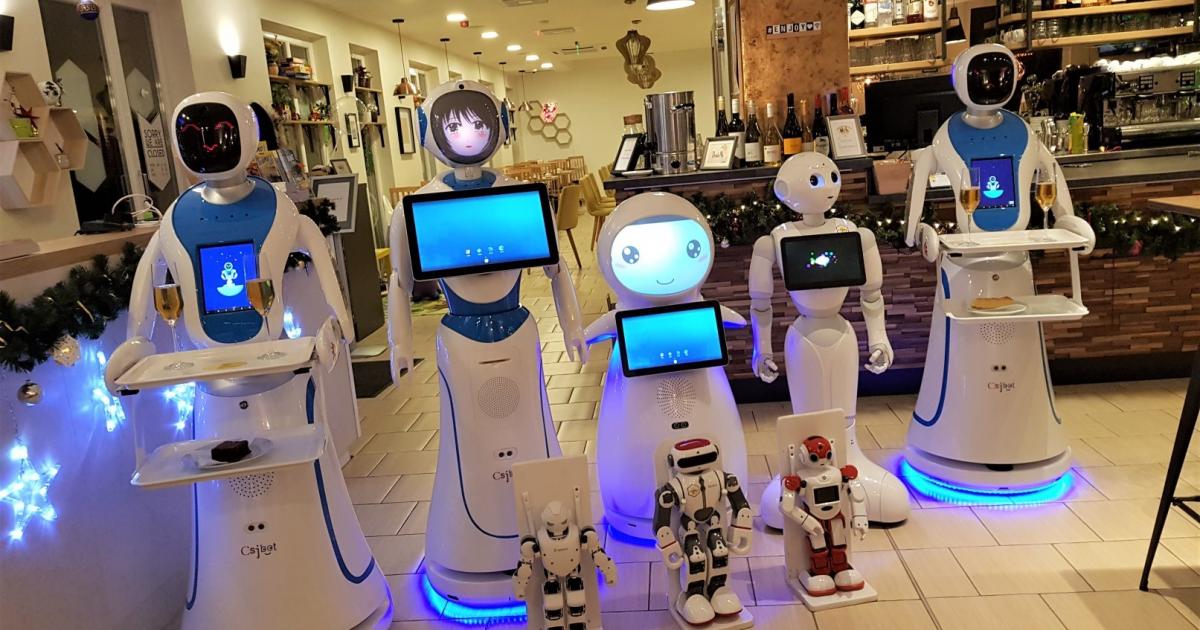 Have your coffee served by a robot in Budapest