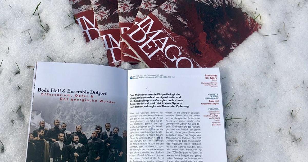 Today starts the jubilee edition of “Imago Dei” Festival in Krems