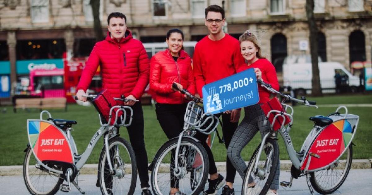 Belfast celebrates 4 years of its bike-sharing program