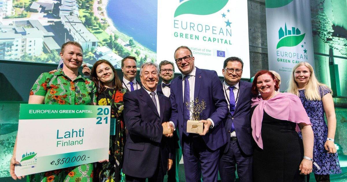 Lahti won the European Green Capital Award for 2021
