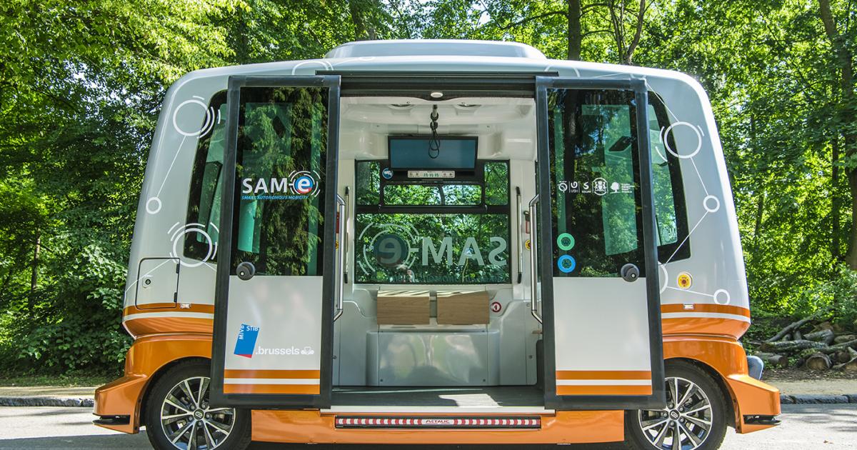 STIB tests autonomous buses in Brussels Region