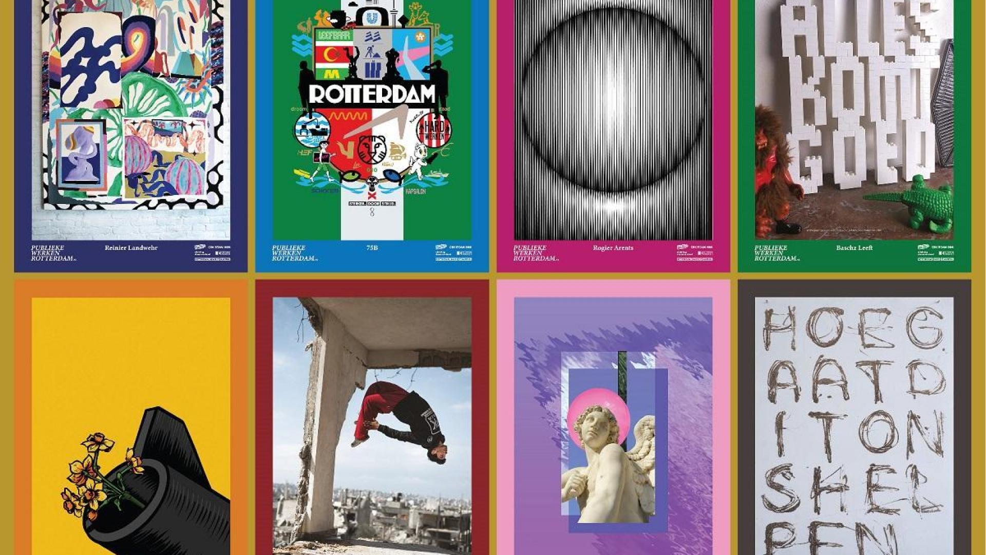 Rotterdam transforms abandoned billboards into an artistic exhibition ... Rotterdam transforms abandoned billboards into an artistic exhibition ...