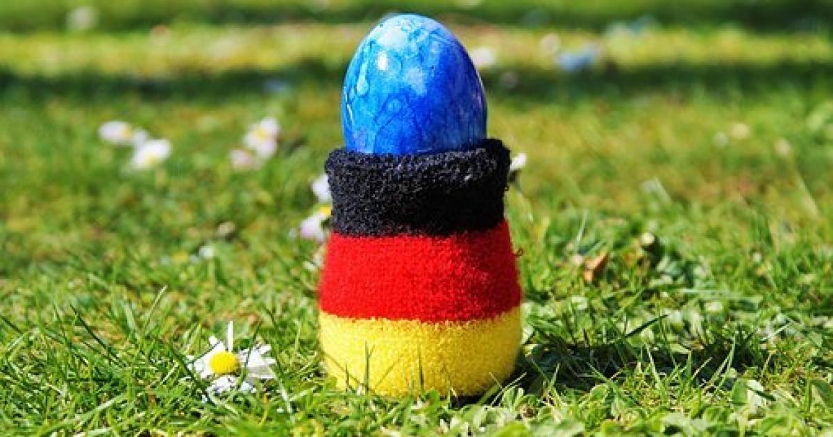 Easter in Germany is the time for colored eggs, chocolate bunnies and ...