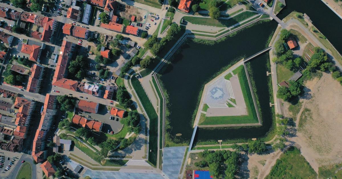 The historic Bastion complex (Jonas Hill) in Klaipėda Old Town, has ...