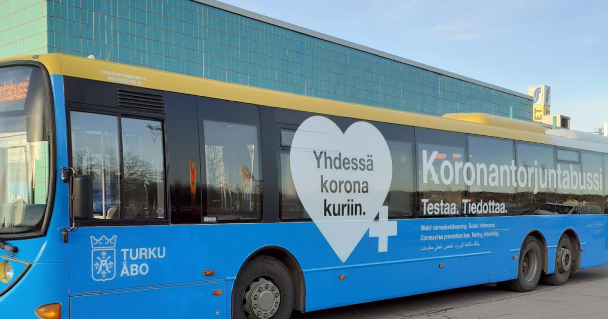 Turku’s anti-corona bus at the service of ship arrivals | TheMayor.EU
