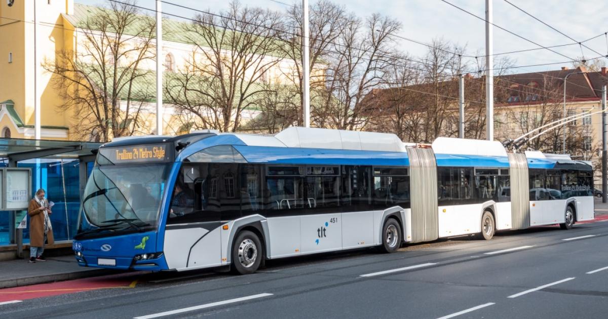 Tallinn tests double-bellows trolleybus | TheMayor.EU