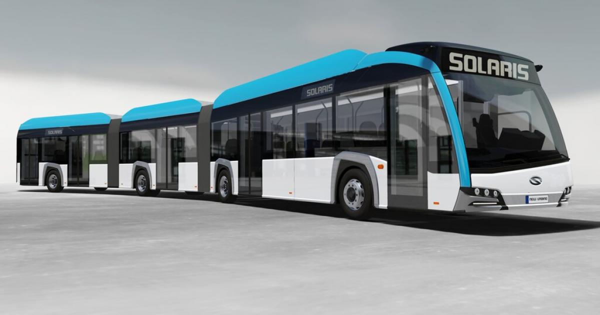 Aalborg orders 14 of Solaris’ longest bi-articulated electric buses ...